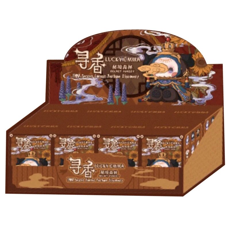 Lucky Emma Secret Forest Фигурки Коричневый, A set 8 pcs