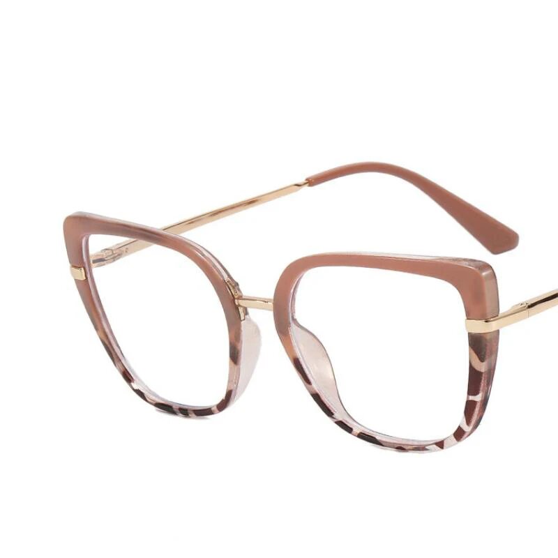 Очки для зрения женские, оправа Apricot Leopard, -0.75
