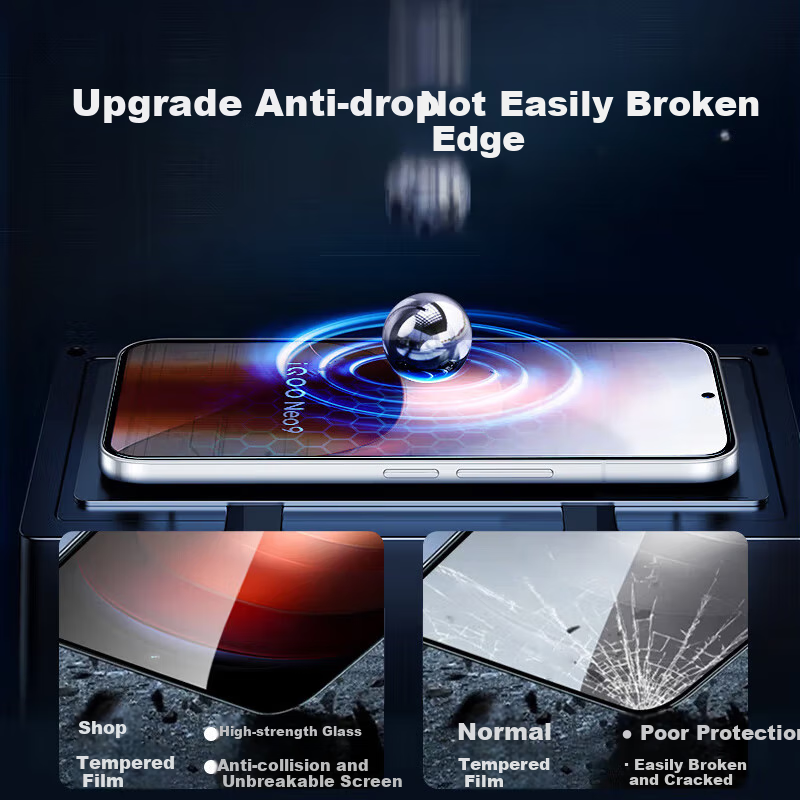 KOOLIFE стеклянная защитная пленка для vivo iQOO Neo9/Pro/Neo9s Pro противоударная пленка для игр Цвет：IQOO