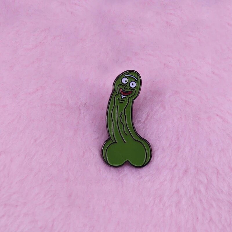 Коллекционный значок Dickle Rick из меди