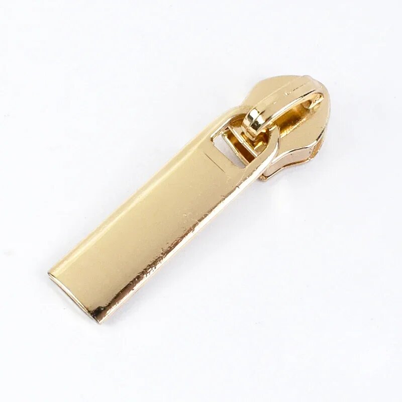 Металлические бегунки-пуллеры для молний Meetee (50 шт.) LightGold-No5