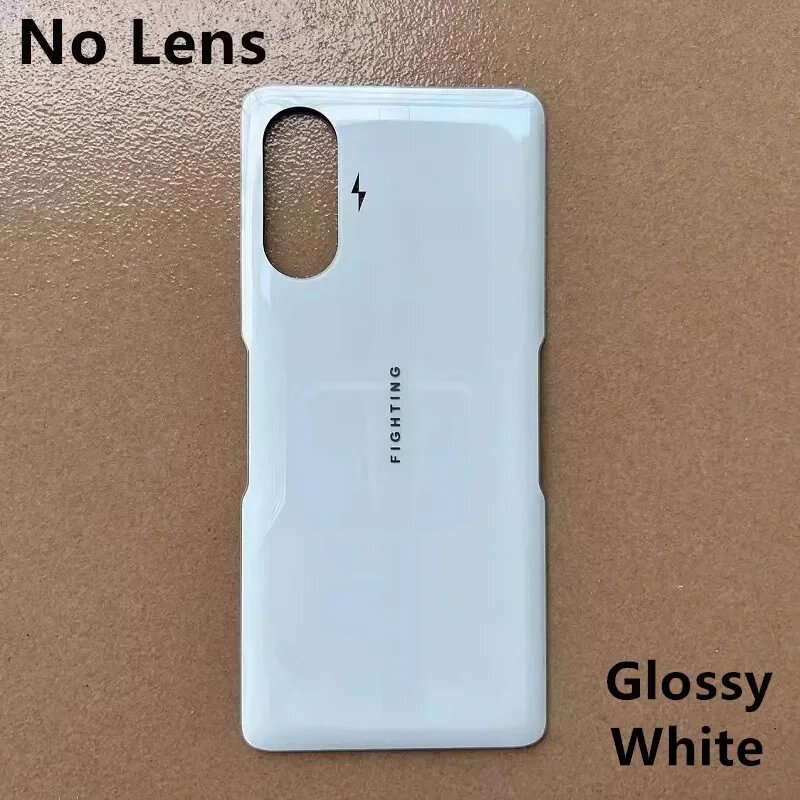 Задняя крышка аккумуляторного отсека K40Game для Xiaomi Redmi K40 Gaming, Белый, White No Lens
