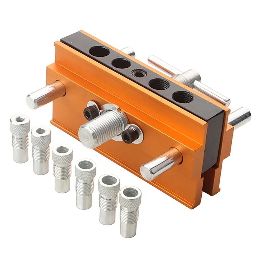 Дырокол Дырокол 5 стандартных размеров сверл: 1/4", 3/8", 5/16", 7/16" и 1/2" для соединений сборки мебели ремонта столов