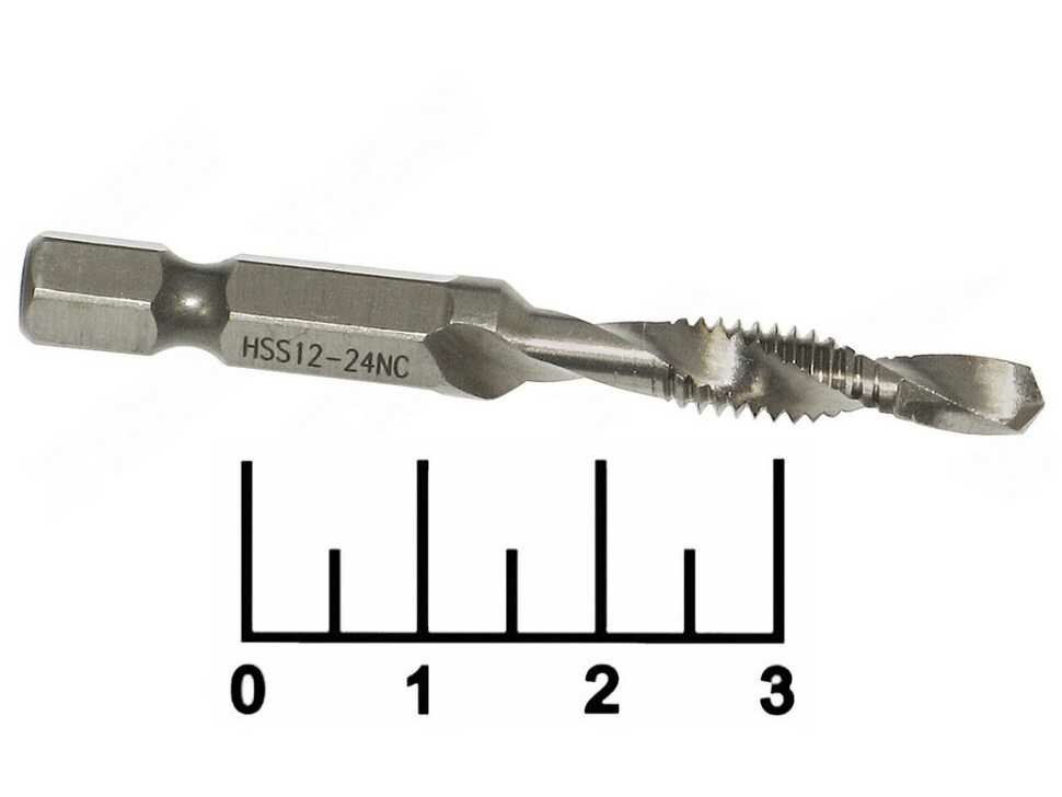 Сверло-метчик 5.5мм 12-24NC HSS