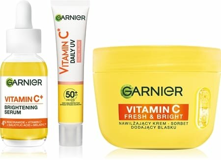 Набор уходовой косметики Garnier Vitamin C, 3 шт, spf 50+