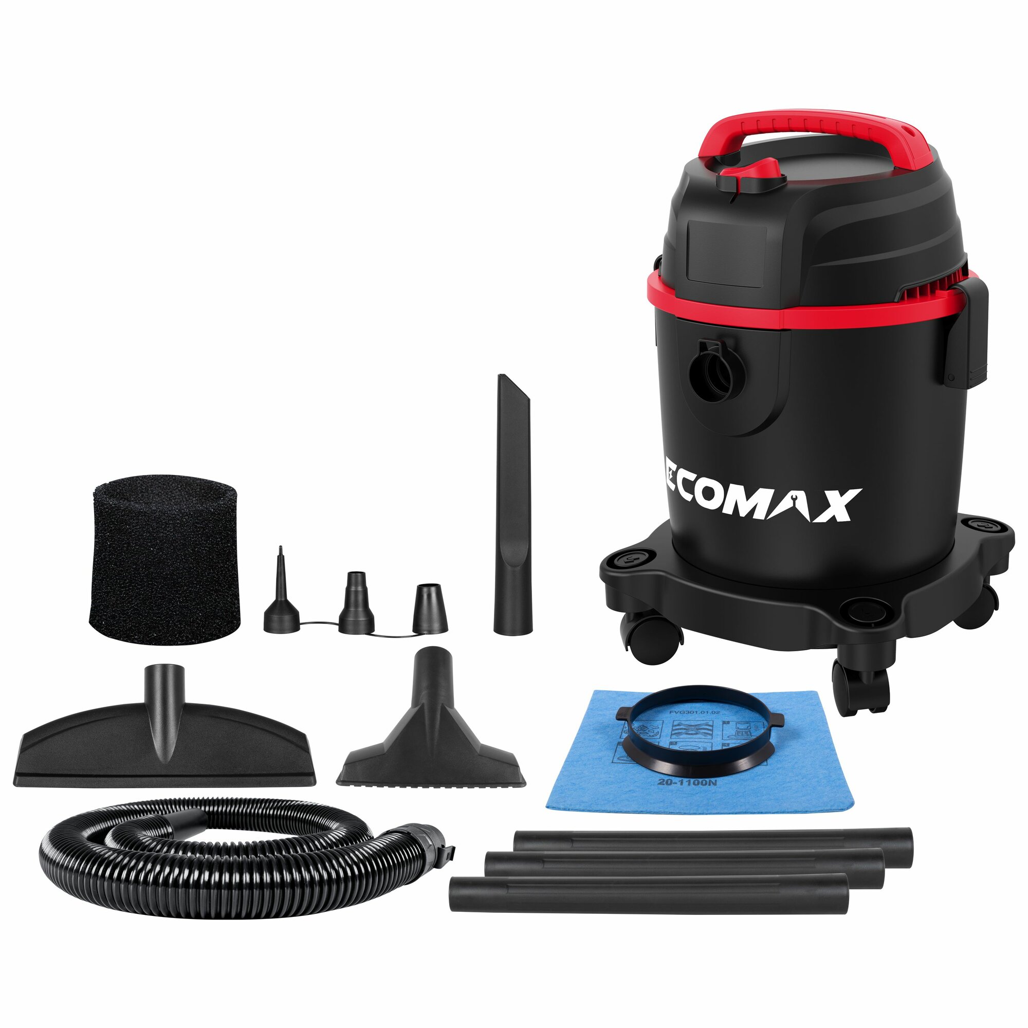 Пылесос из полипропилена 11Л ECOMAX EM19202P-3B