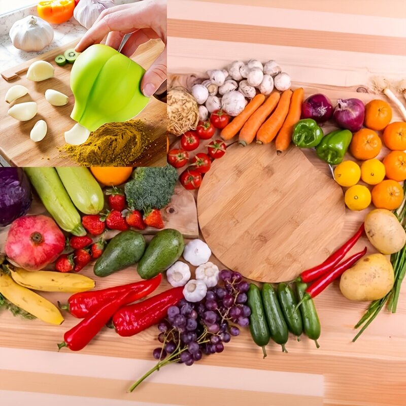 Силиконовый очиститель чеснока 1 шт. для кухни, кемпинга и барбекю