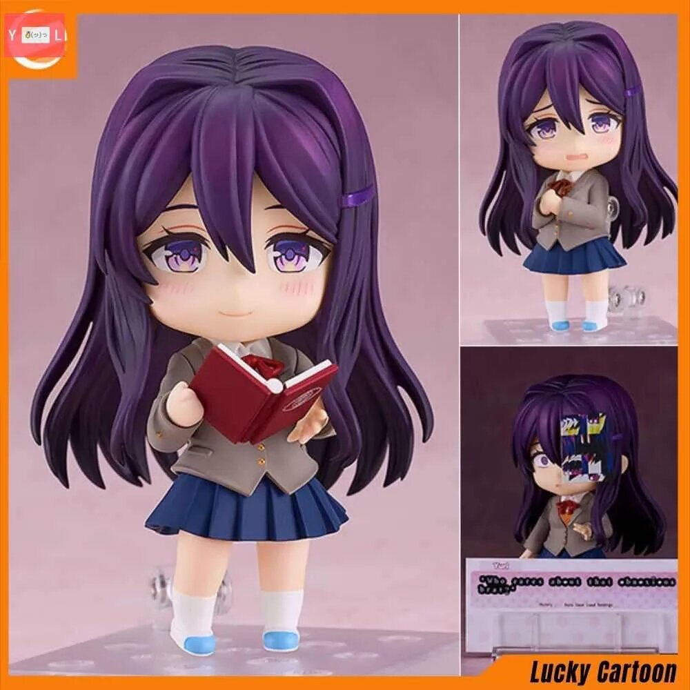 Фигурка Доки Доки Литературный Клуб Юри / Doki Doki Literature Club Yuri Нендороид (10см) 2283