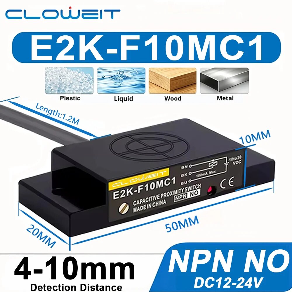 CLOWEIT E2K-F10MC1 емкостный бесконтактный переключатель
