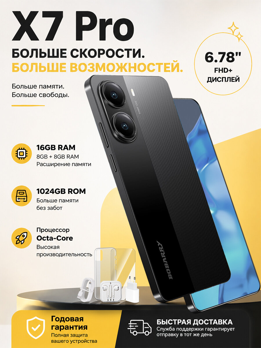 Игровой смартфон 16 ГБ + 1 ТБ, 8-ядерный процессор Dimensity 9400, 5G, двойная SIM-карта