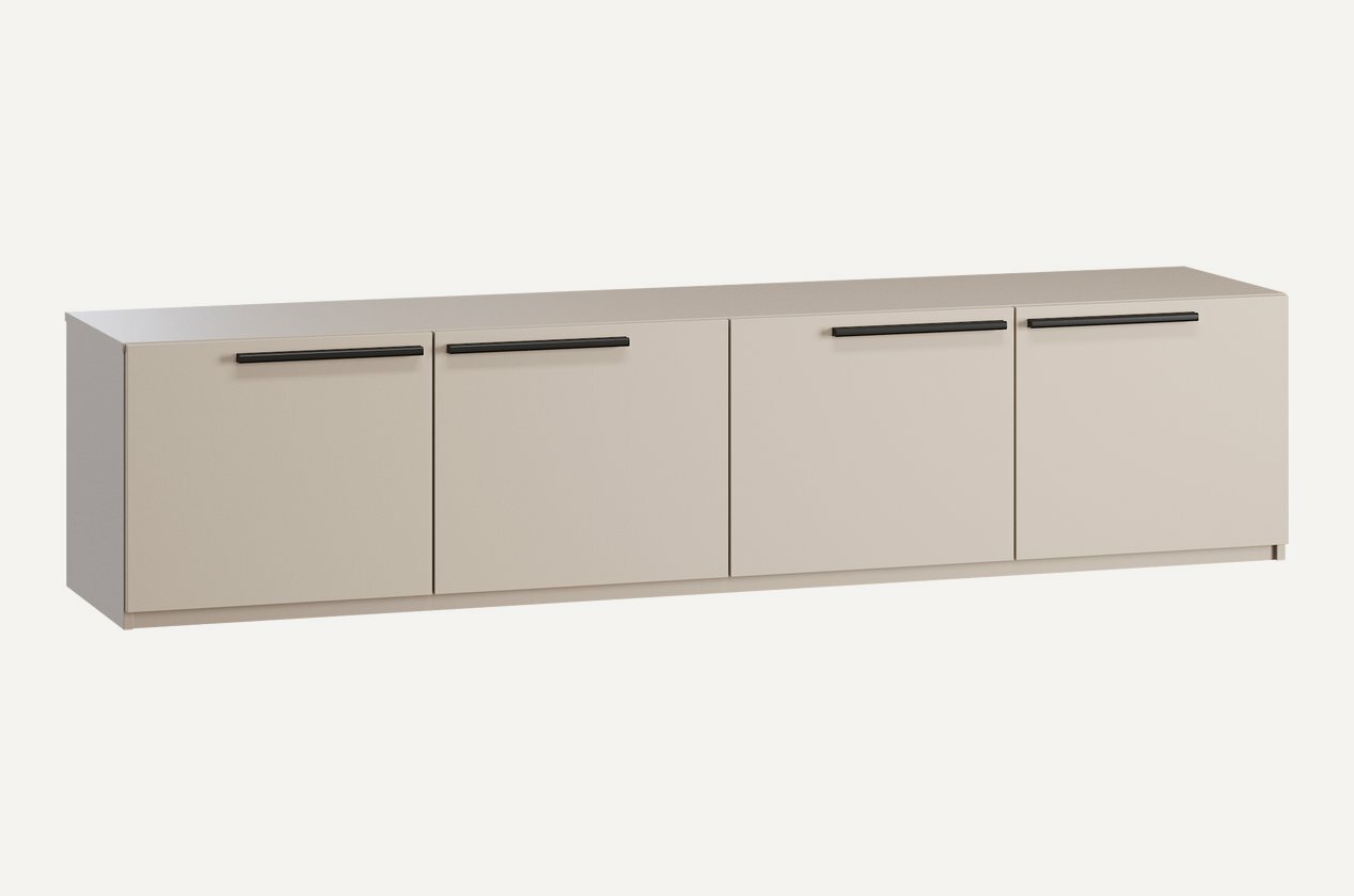 Тумба под телевизор напольная Divan.ru Кимбол Латте, 200x45, лдсп