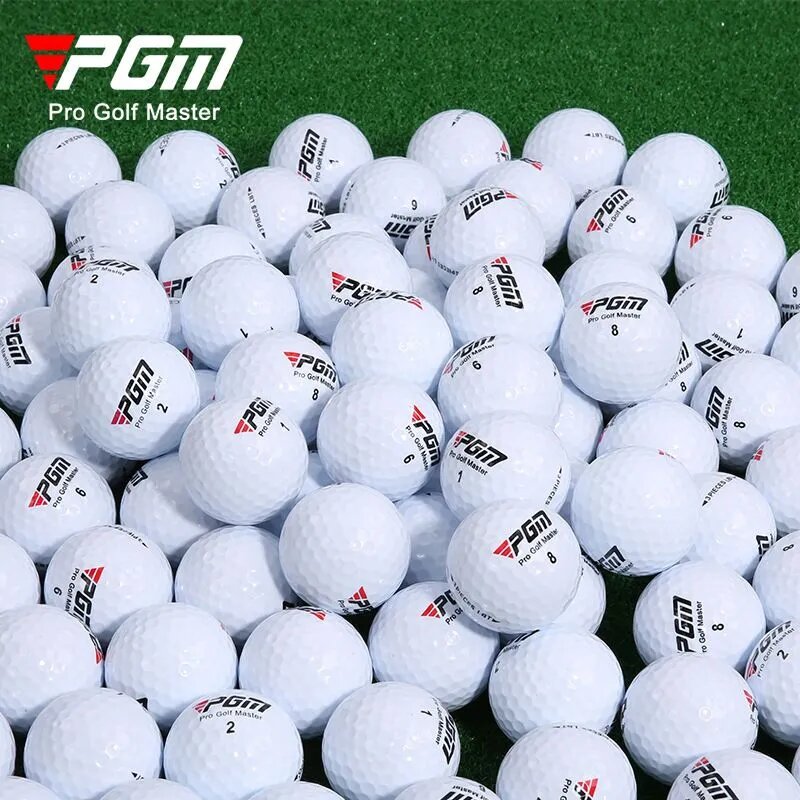 PGM Pro Golf Master Мяч для гольфа, 3 слоя, 5 шт, белый, 42.6 мм, 44 г, 392 отверстия — фото 1