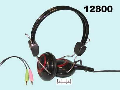 Наушники (гарнитура) Sven AP-640 с микрофоном 2 штекера 3.5мм 2.2м