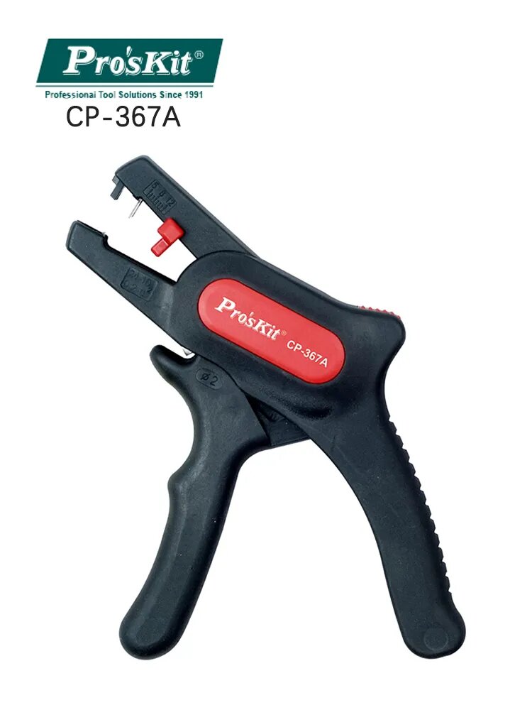 Стрипперы ProSkit CP-367A Клещи и бокорезы Плоскогубцы для резки проволоки Диапазон диаметров отслаиваемой проволоки 0.8 1.0 1.3 1.6 2.0 2.6 мм