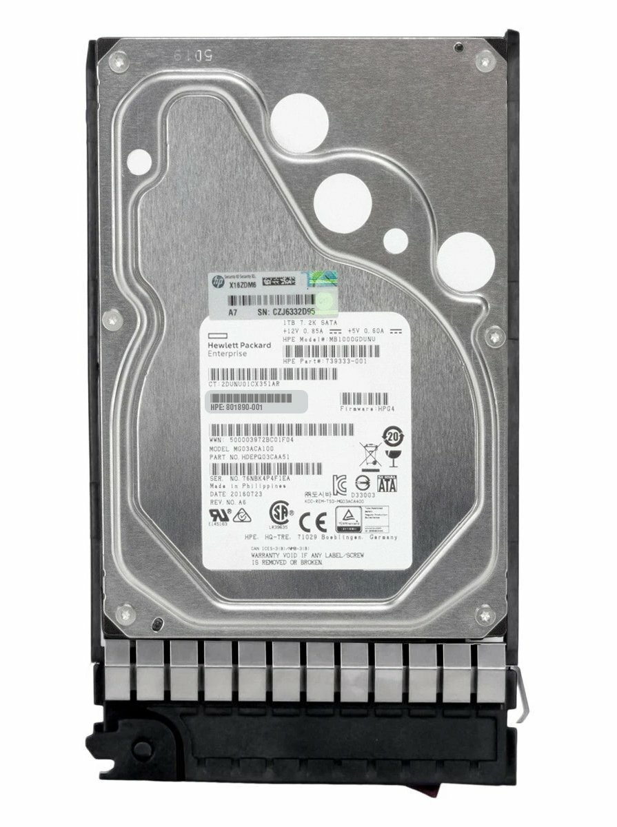Жесткий диск HP 1Tb 7200 SATAIII 3.5" HDD 739333-001