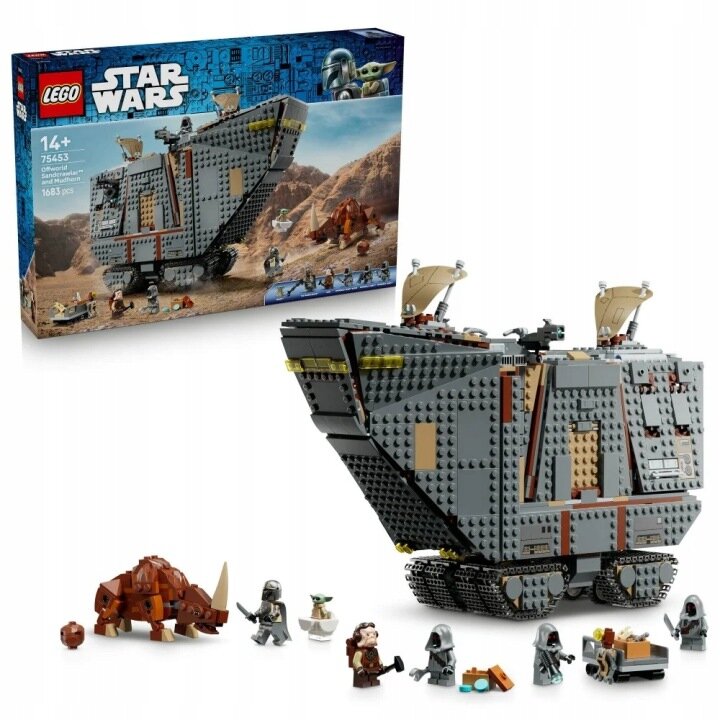 Конструктор LEGO Star Wars - Бродячий песчаный краулер Джава и болотный песочный рог, 1683 эл. - Лего Звездные войны 75453