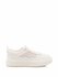 Кроссовки Moncler Altive quilted sneakers, размер 5, бежевый/белый