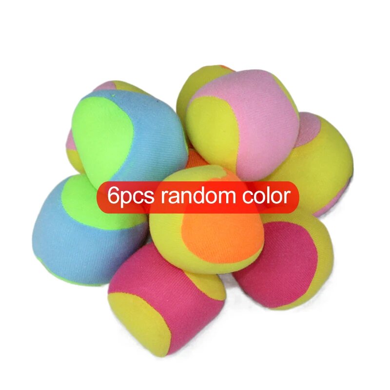 Мягкие пластиковые мячики для детей (1/3/6 шт.) 6pcs random color