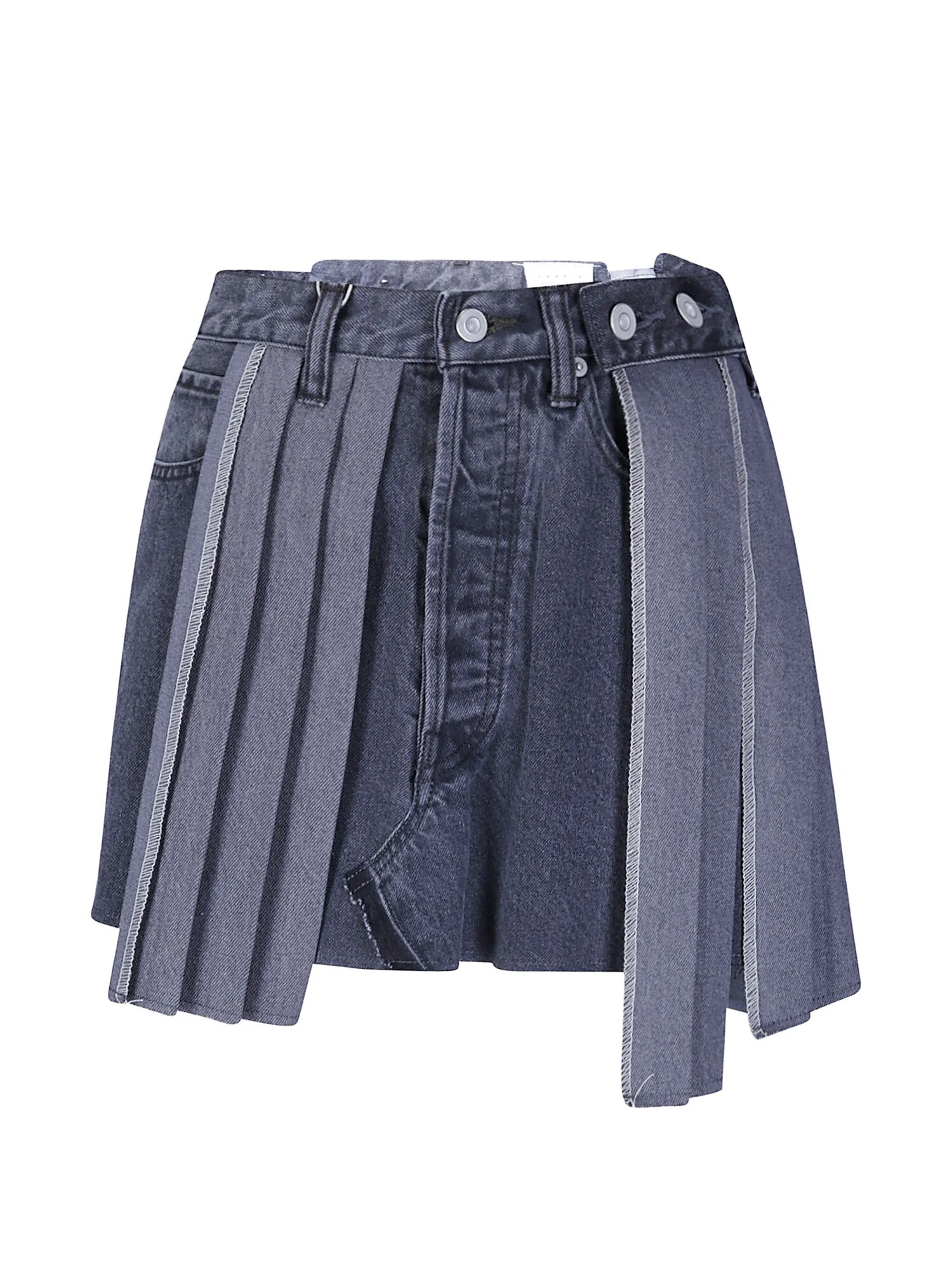 Юбка Kuro Remake Denim Mark XIII mini skirt