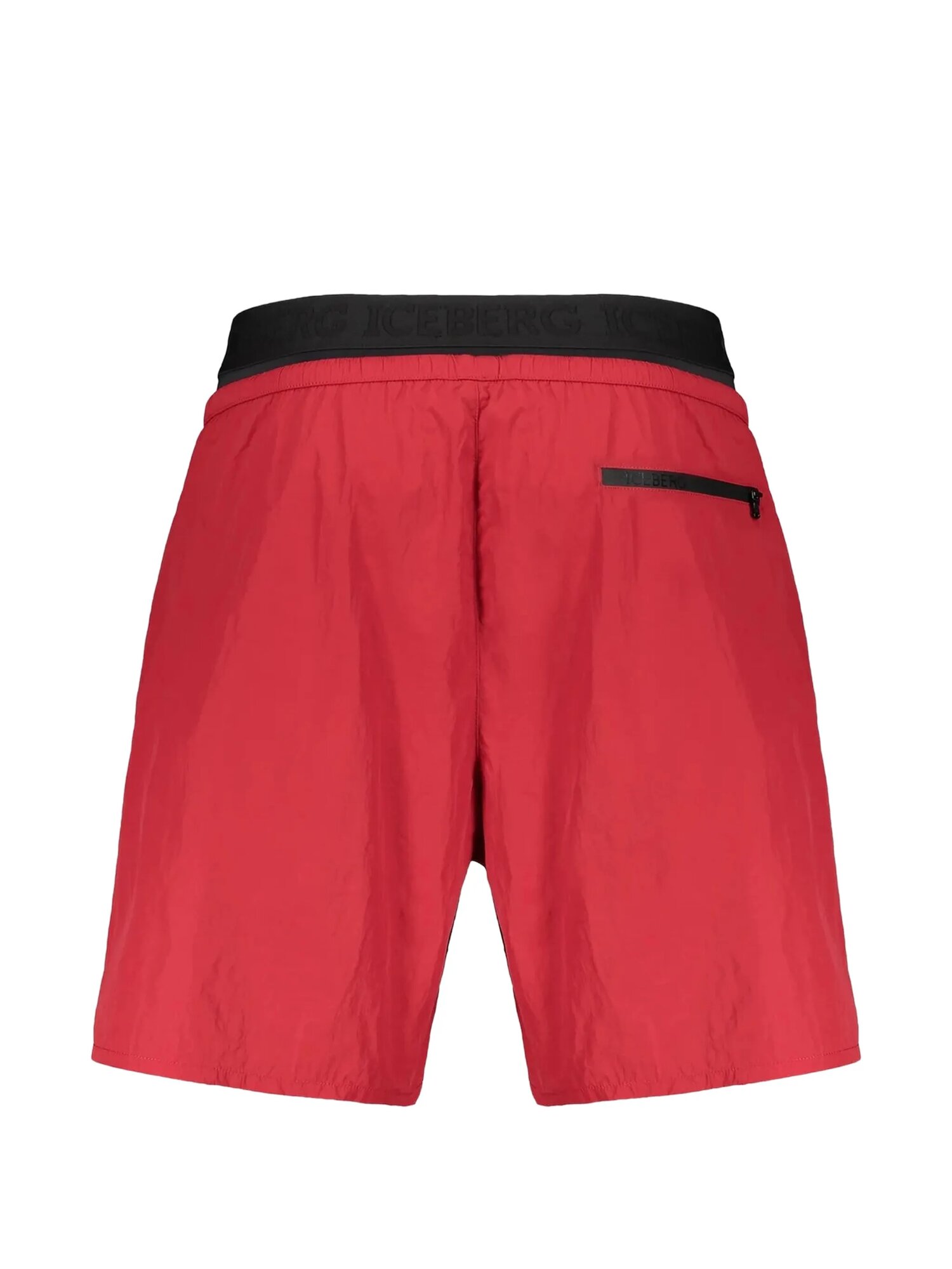 Шорты для плавания Iceberg Logo-patch drawstring swim shorts, размер 48 — фото 1