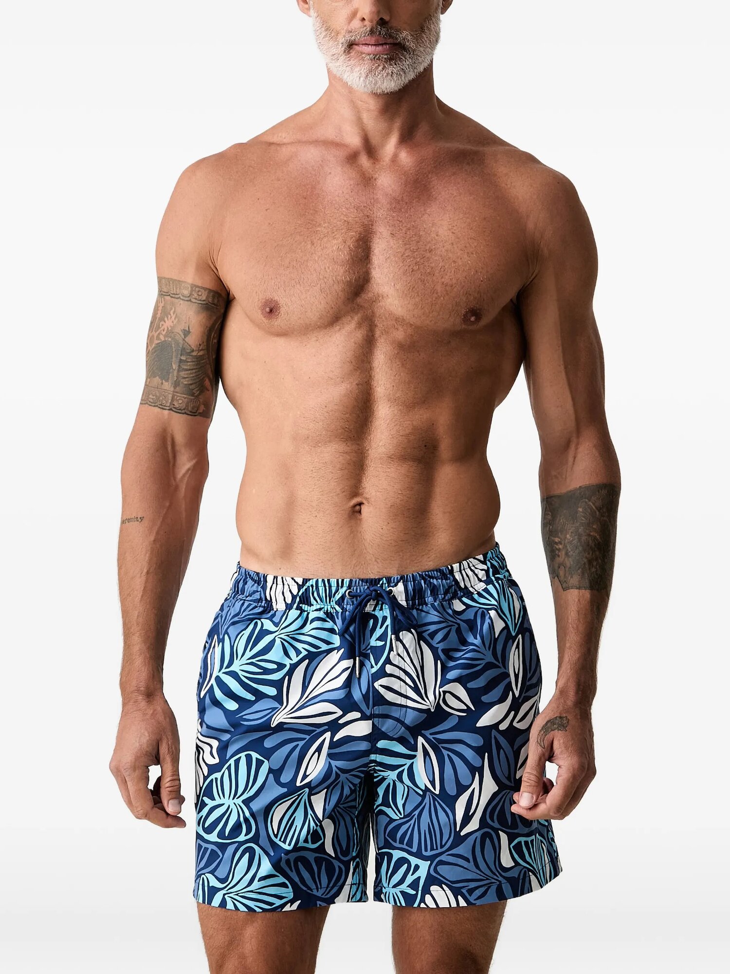 Шорты для плавания Marc O'Polo Leaf-print swim shorts, размер 46 EU — фото 1