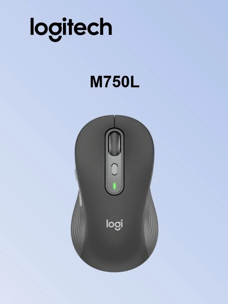 Мышь беспроводная M750L, черный, черно-серый
