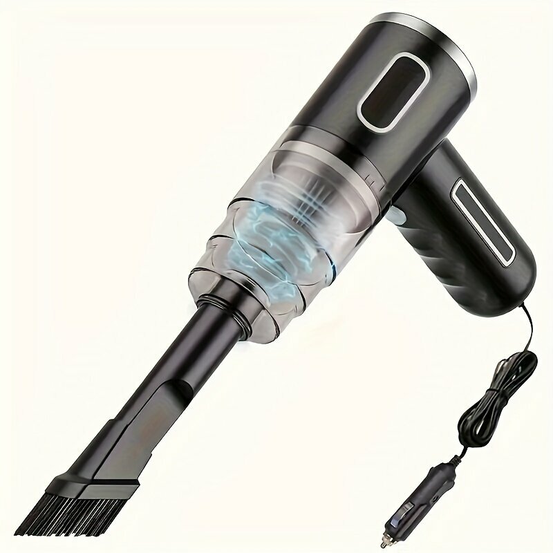 Автомобильный пылесос 12V без аккумулятора, черный