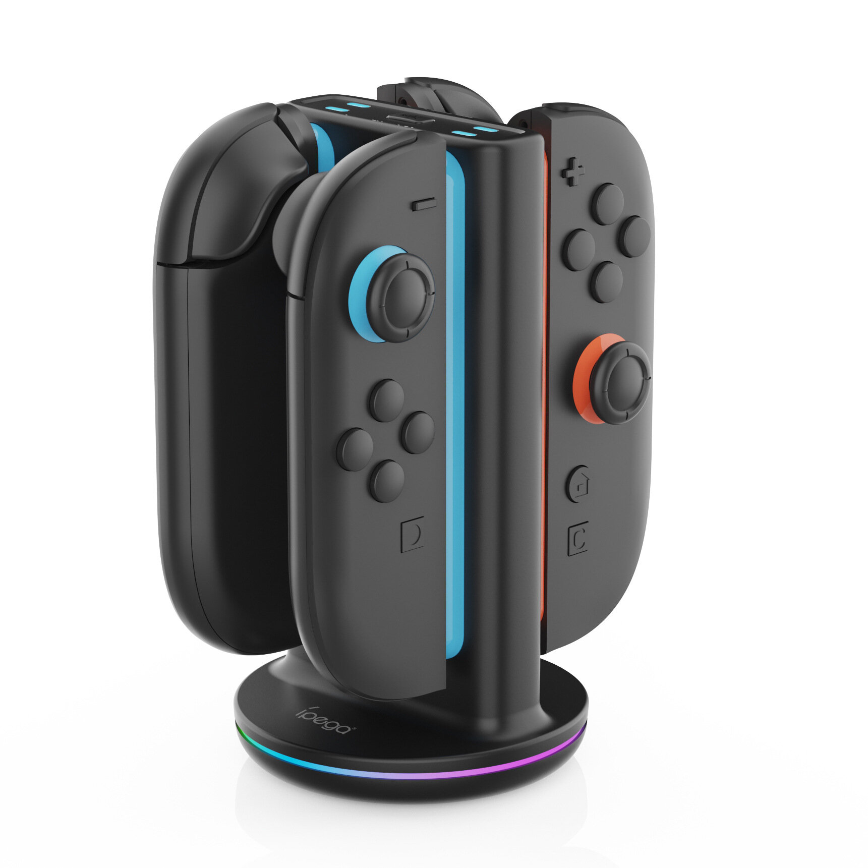 Зарядная док-станция PG-SW2051 для 4 контроллеров Nintendo Switch 2 с индикацией