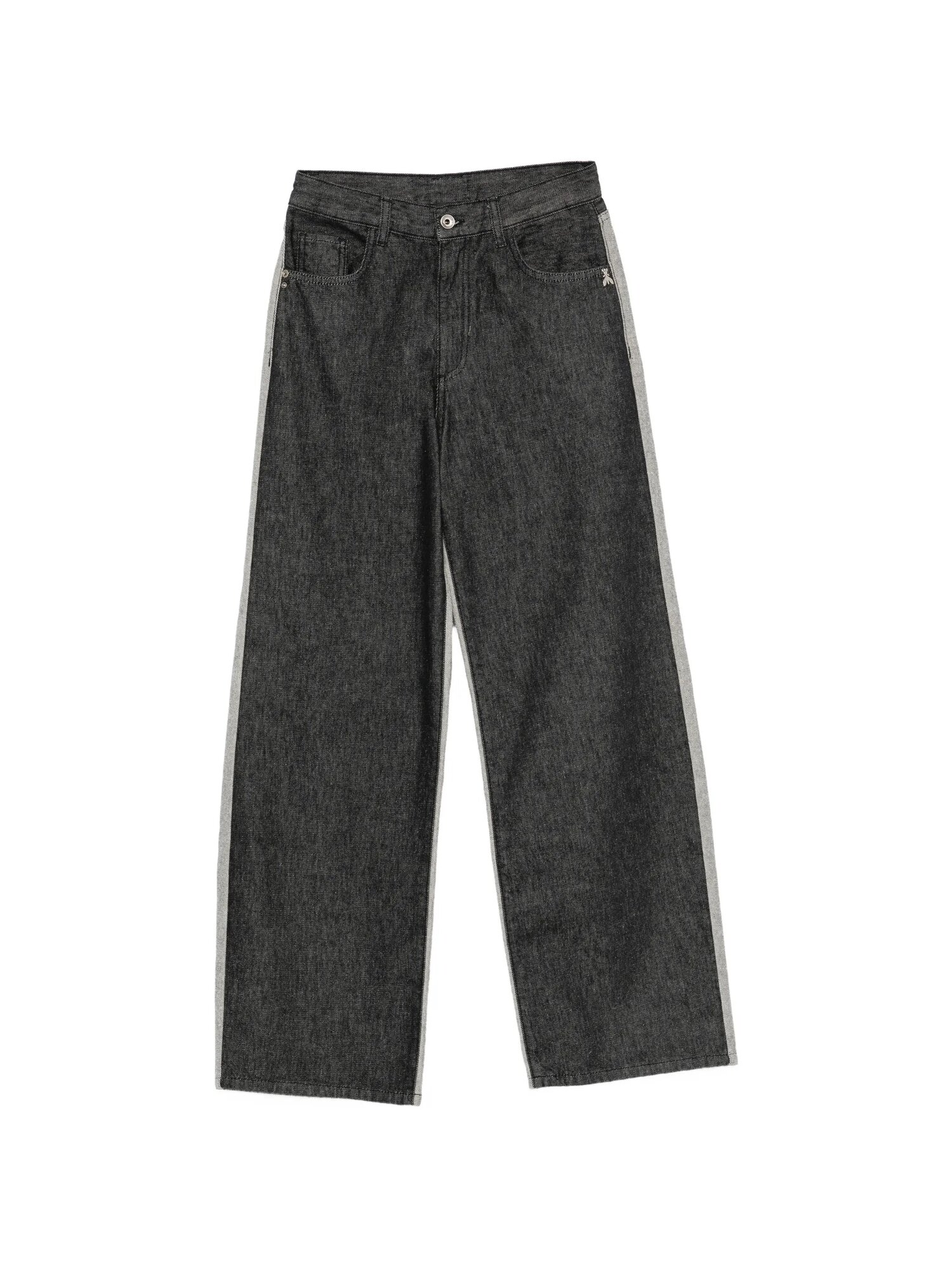 Джинсы Bi-colour wide-leg jeans 