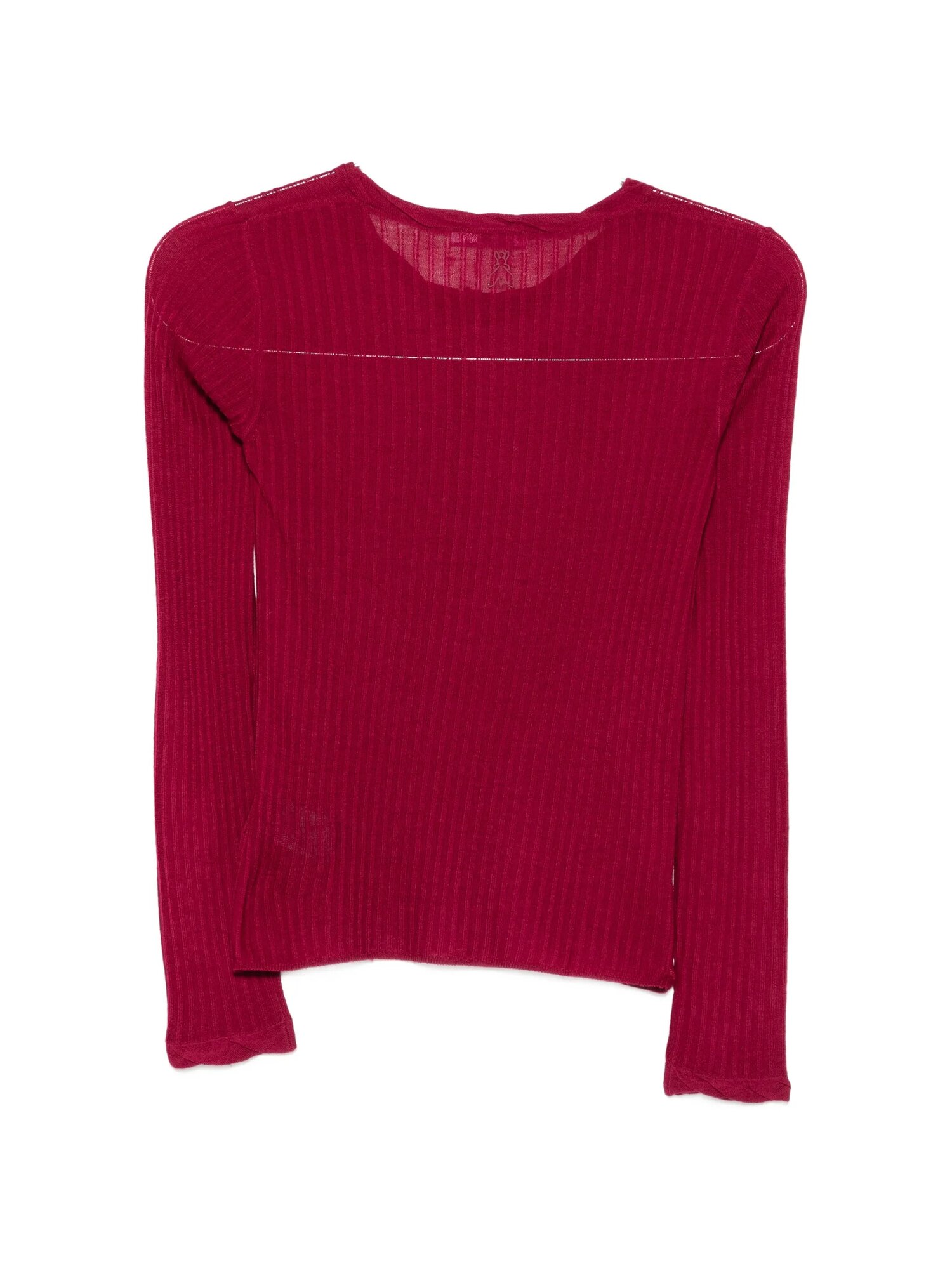 Свитер PATRIZIA PEPE Rib-knit button-placket sweater, размер 34 — фото 1
