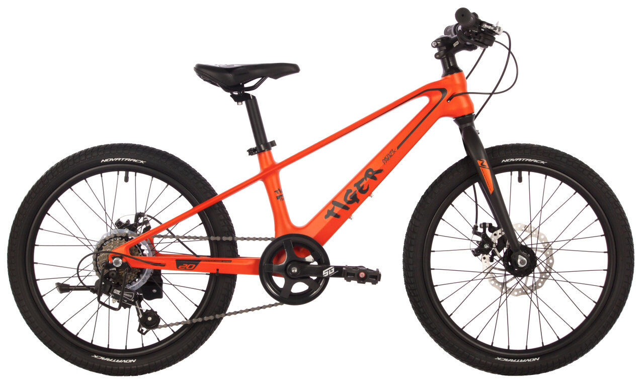 Детский велосипед Novatrack Tiger 20" (2026) 20 Оранжевый (115-128 см)