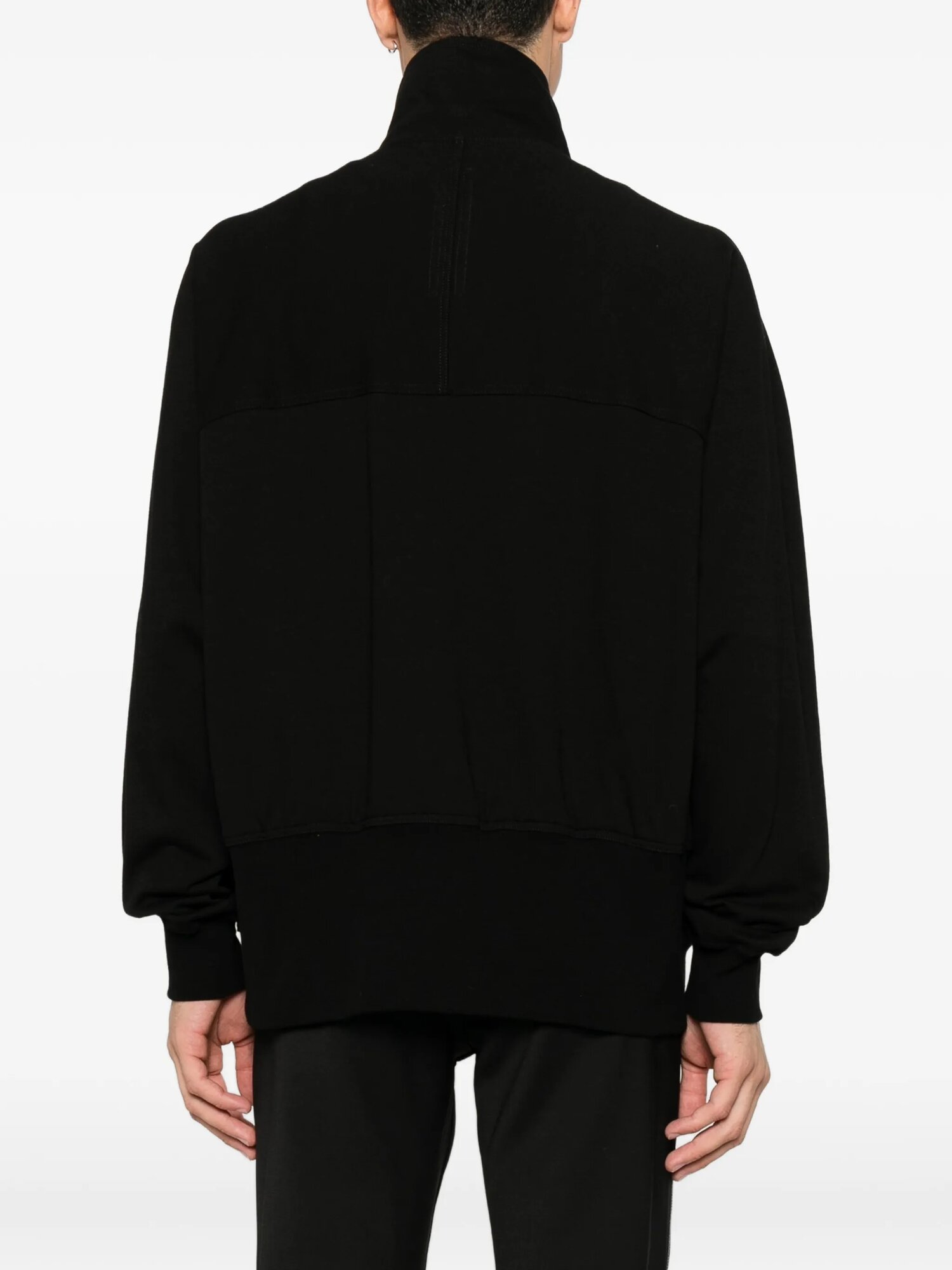 Толстовка Rick Owens Zip-up high-neck sweatshirt, размер 46 — фото 1
