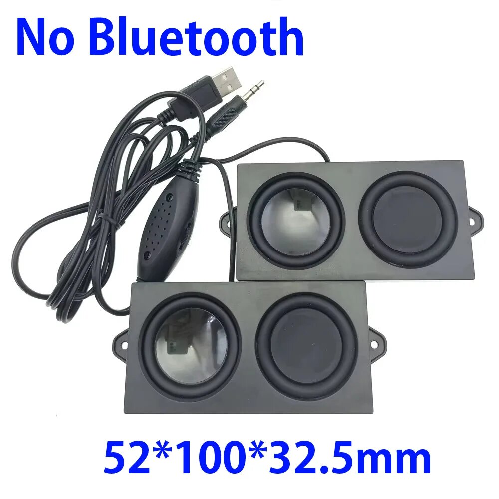 Динамики проводные 52*100*32.5mm, 1 Pair No-Bluetooth