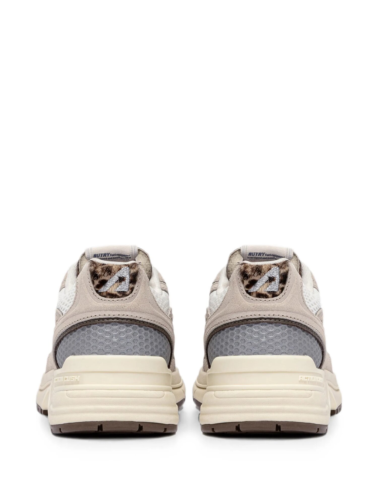 Кроссовки AUTRY Hyperway leopard-print panelled sneakers, размер 40 — фото 1