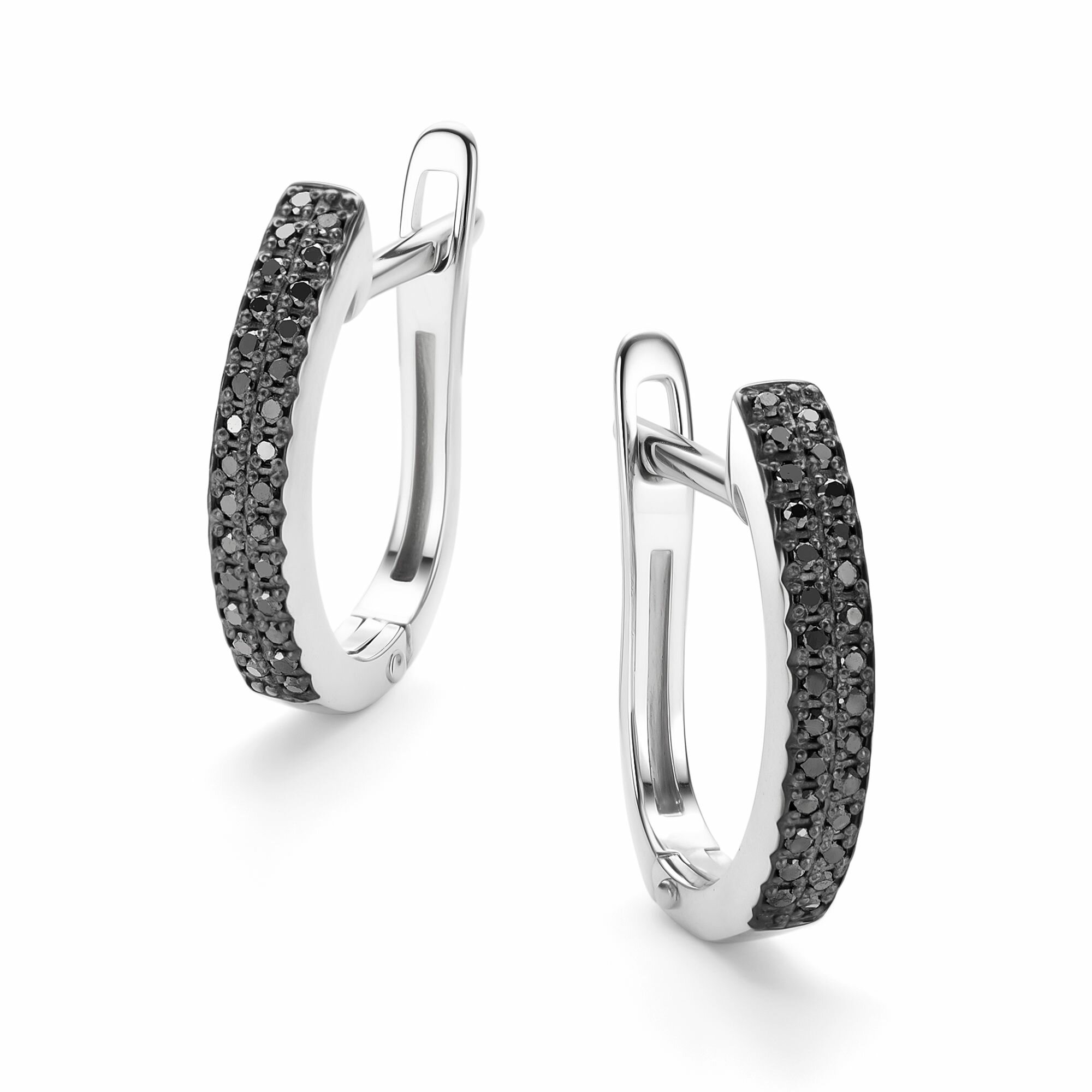 Серьги, золото, 585 проба, бриллиант