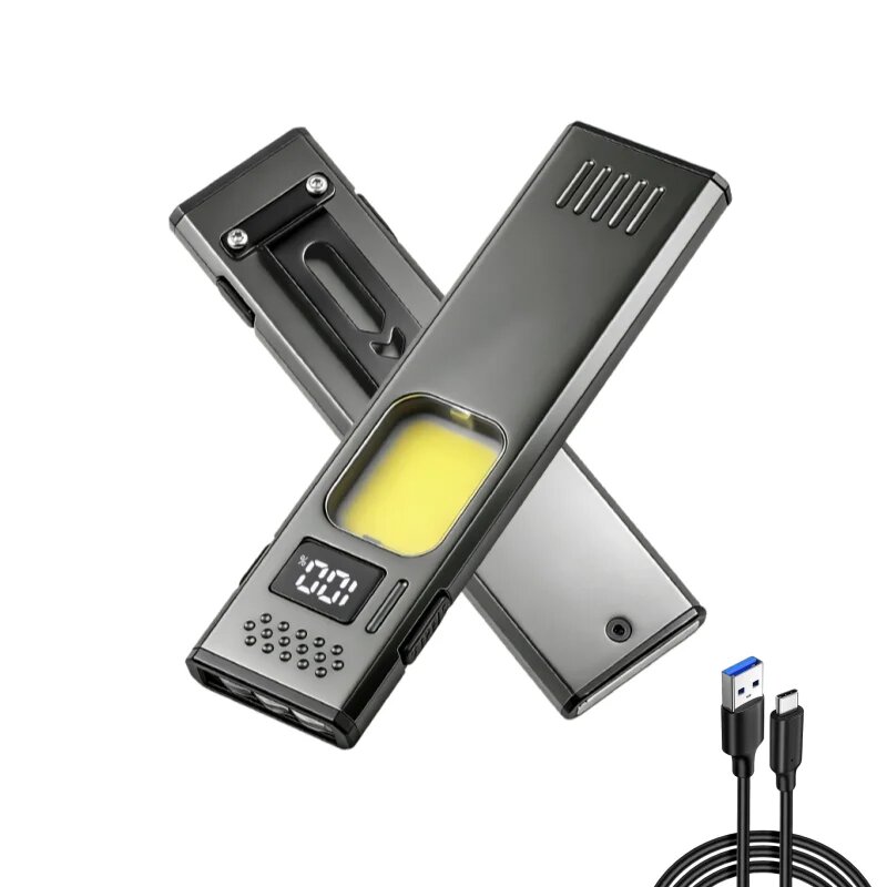 JIASHUAIXIN DC01 Тактический Фонарь Алюминий 2 LED + COB 1500 мАч DC02