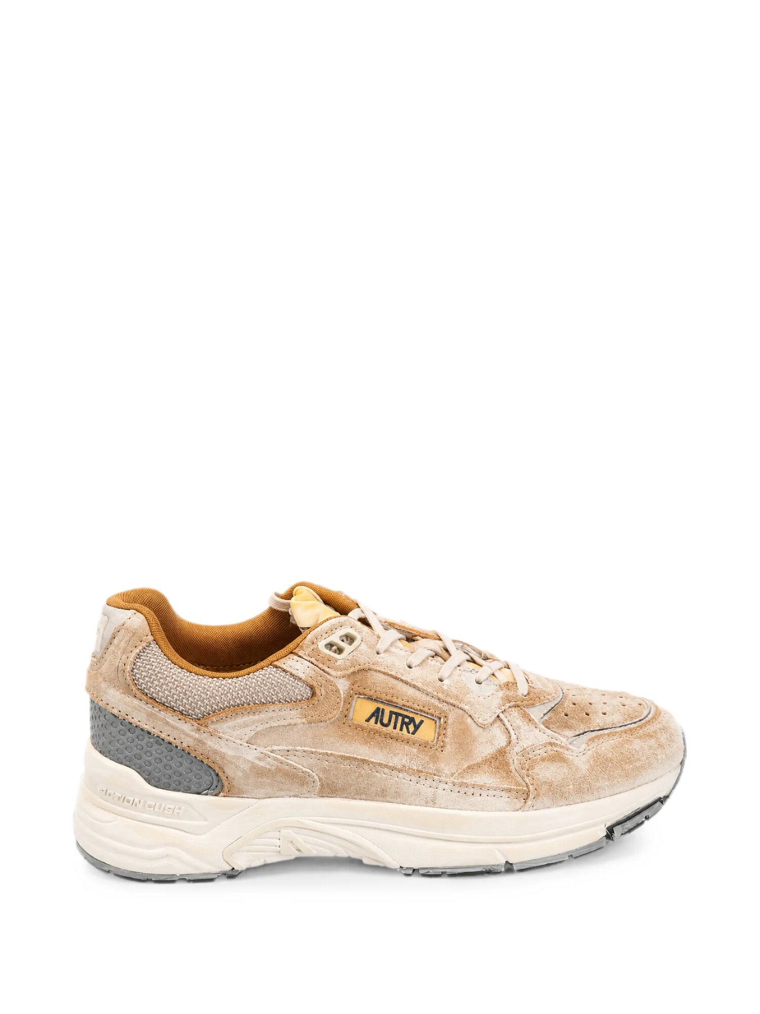 Кроссовки Hyperway Super Vintage sneakers in milkshake and silver suede