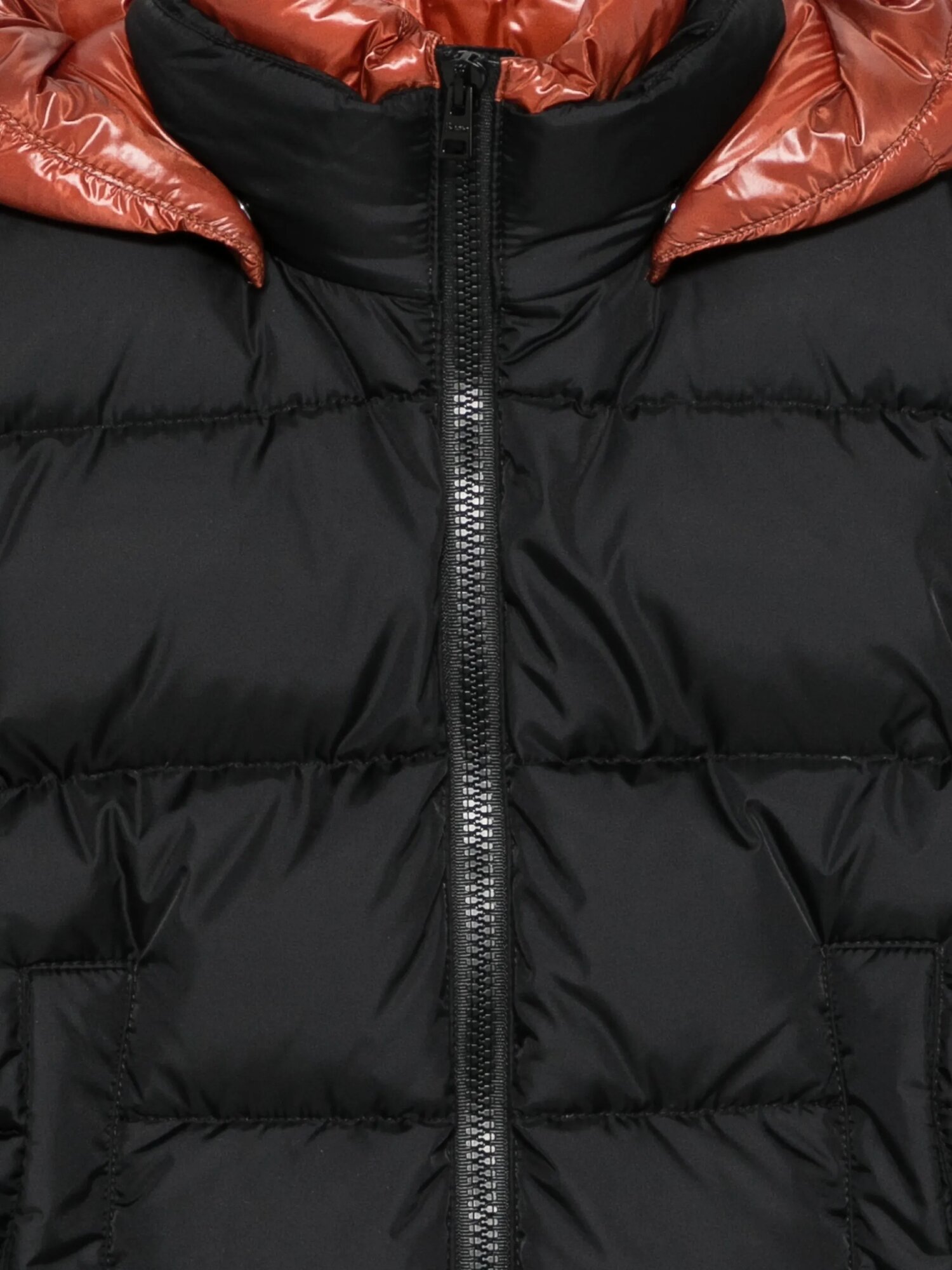 Куртка Herno Hooded padded jacket, размер 4 года, черный/серый металик — фото 1