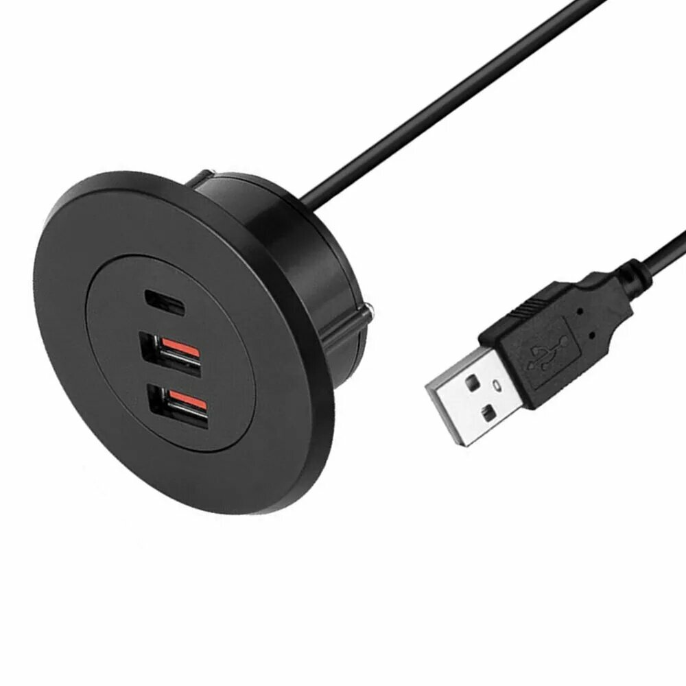 Встраиваемый адаптер для подключения к USB и Type C входами