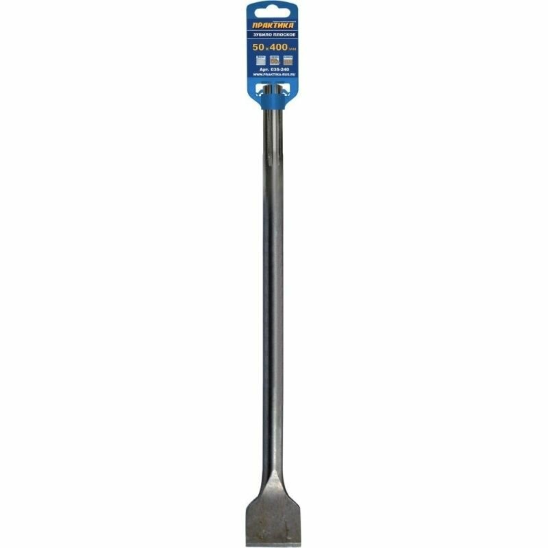 Зубило ПРАКТИКА SDS-MAX, плоское, 50х400 мм (035-240)