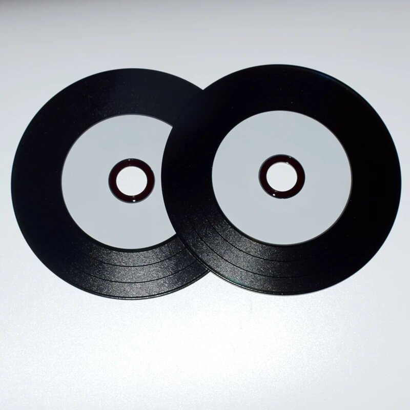Ритек CD-R диски для печати черные 700МБ Half-Printable(2PCS)