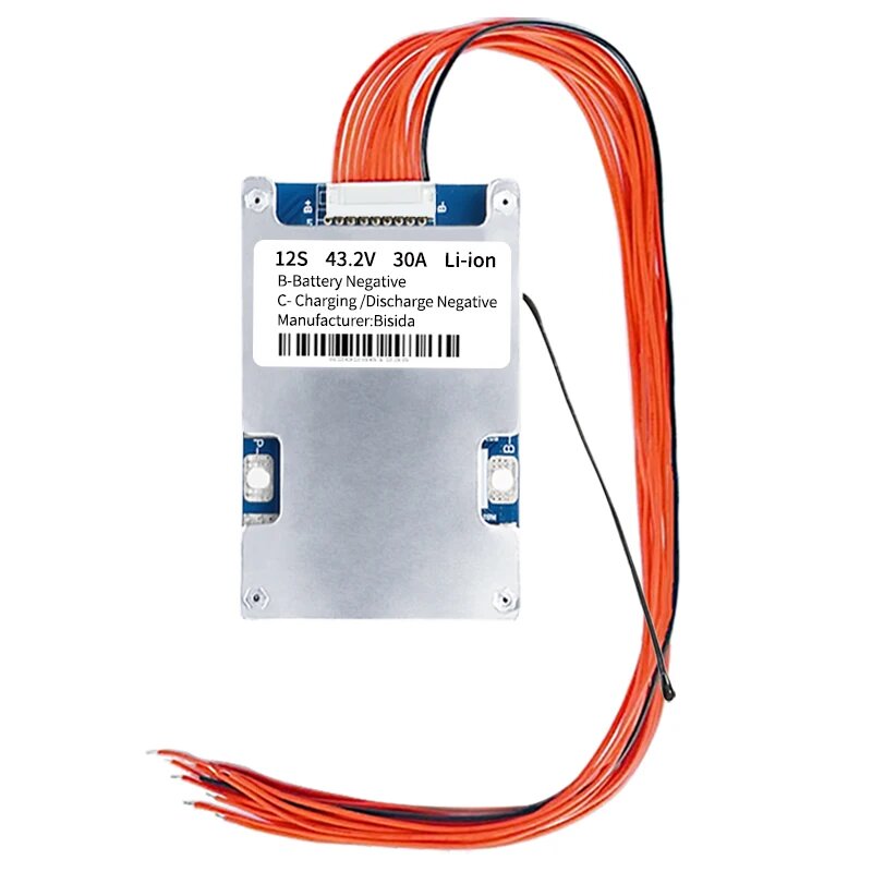 Bisida BMS 12S 43.2V 30A Li-ion, Size: 25A