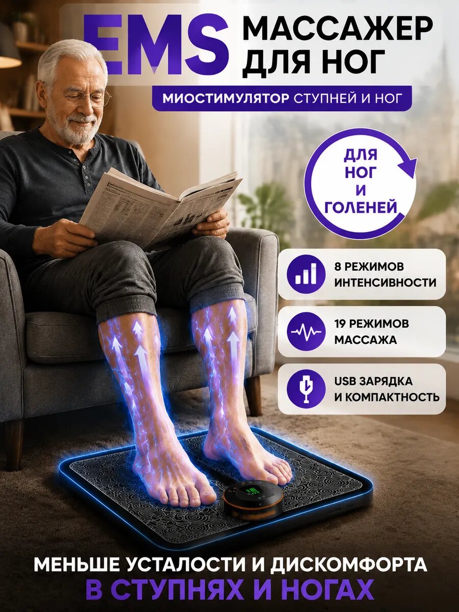 Массажёр для ног и ступней электрический