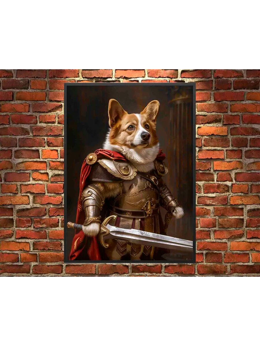 Кардиган Вельш-Корги для собаки Гладиатор 3, Плакат 30x42см