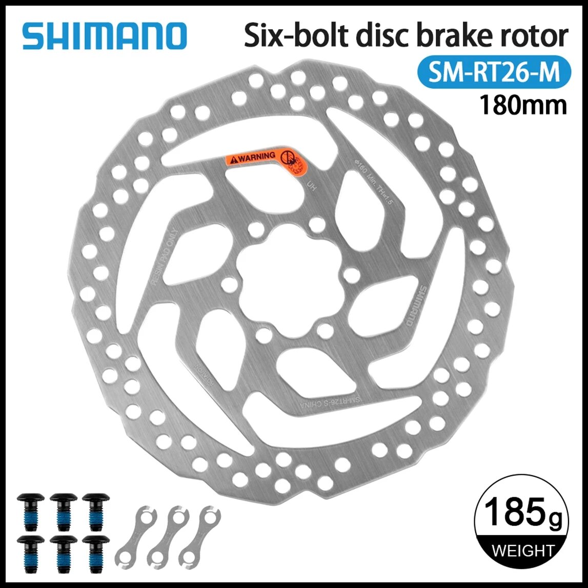 Тормозные роторы Shimano RT26 RT56 RT66 160 мм 180 мм