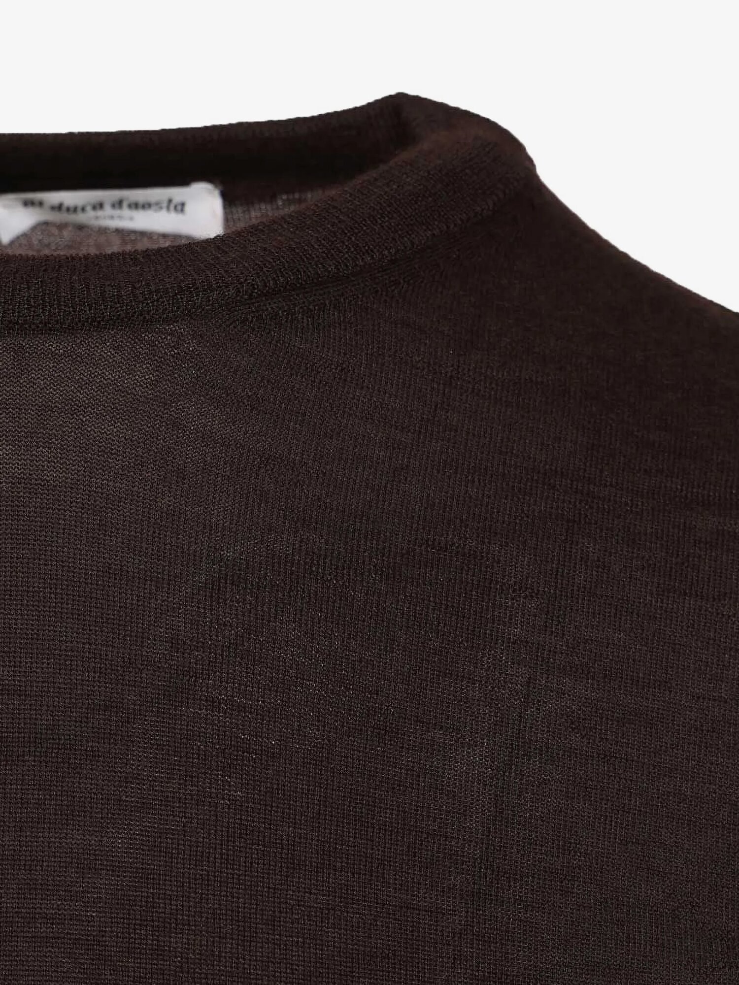 Свитер al duca d'aosta Crew-neck knitted sweater, размер 52, , черный — фото 1
