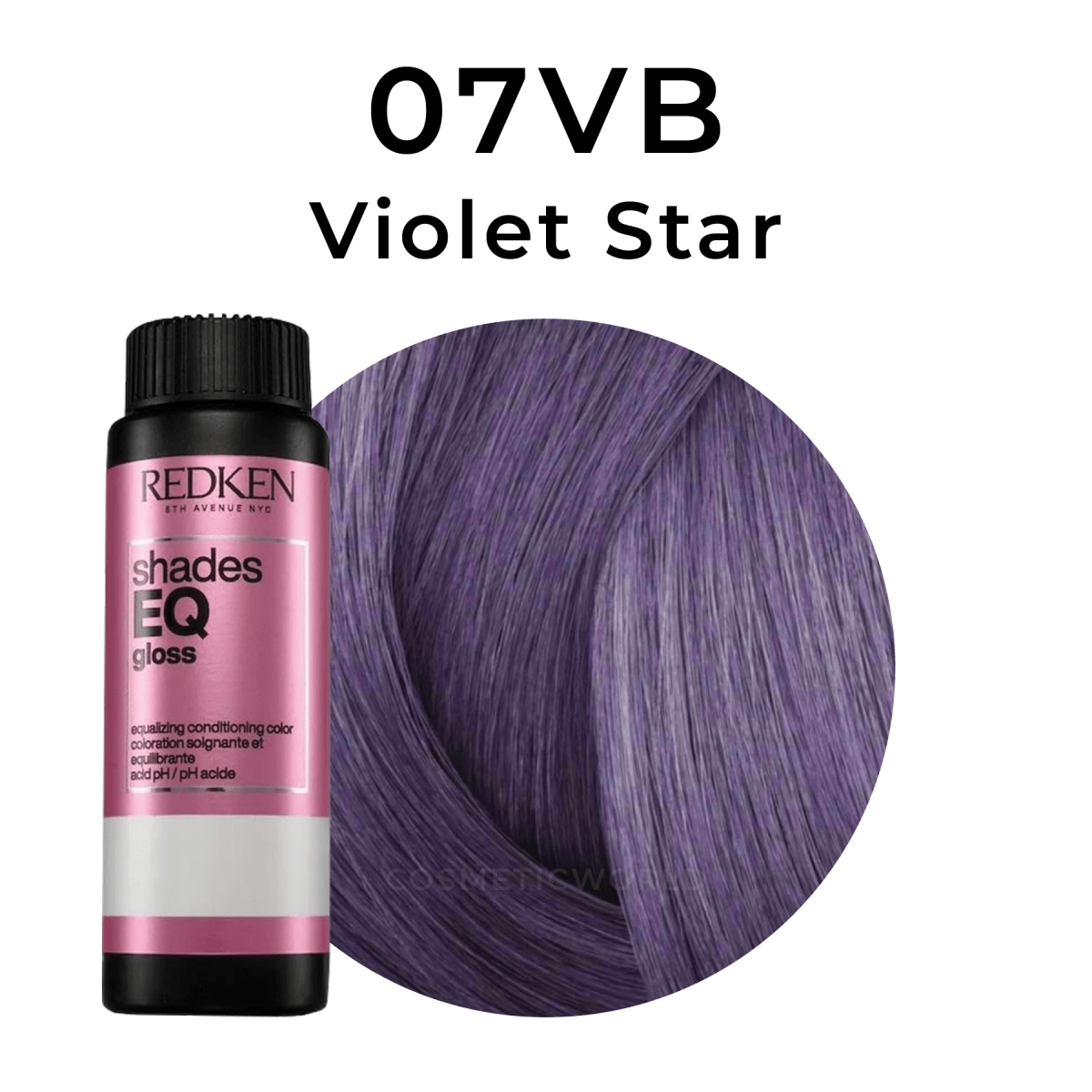 Redken Shades Eq Gloss 07VВ - Краска-блеск тонирующая 60 мл