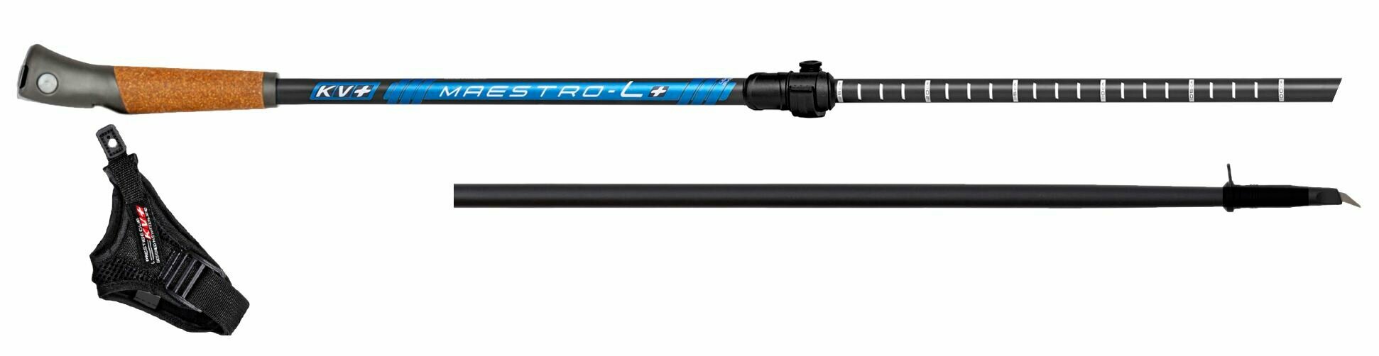 Палки для ходьбы KV+ MAESTRO-L 2 section telescope pole, max. 140 cm,23W04CL