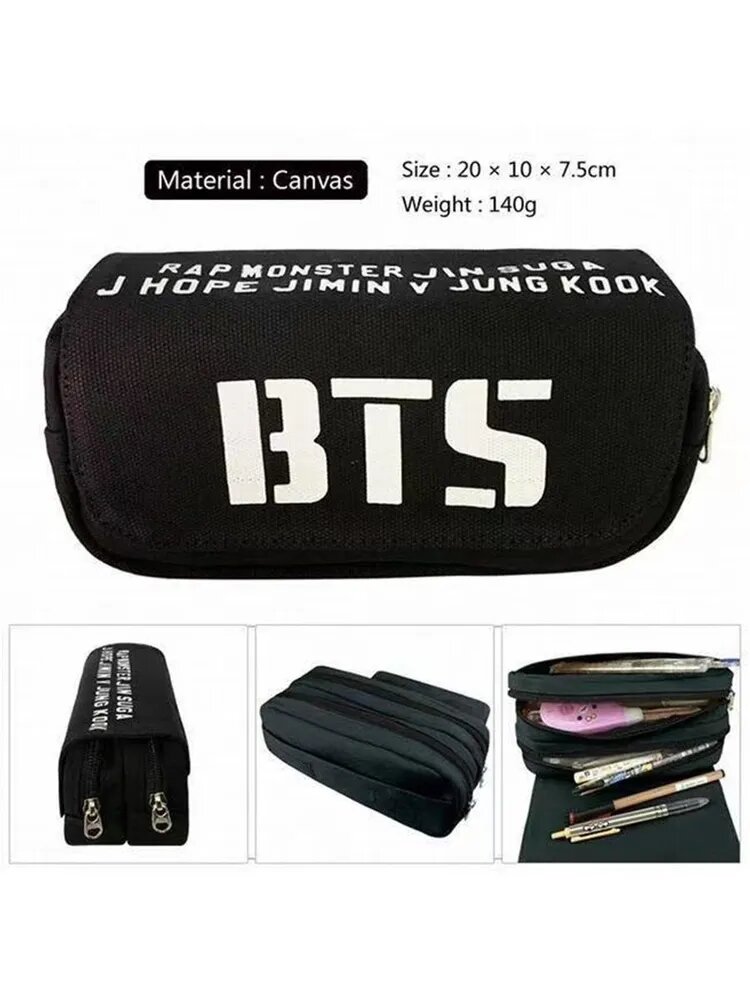 Холст BTS пенал студенческий пенал