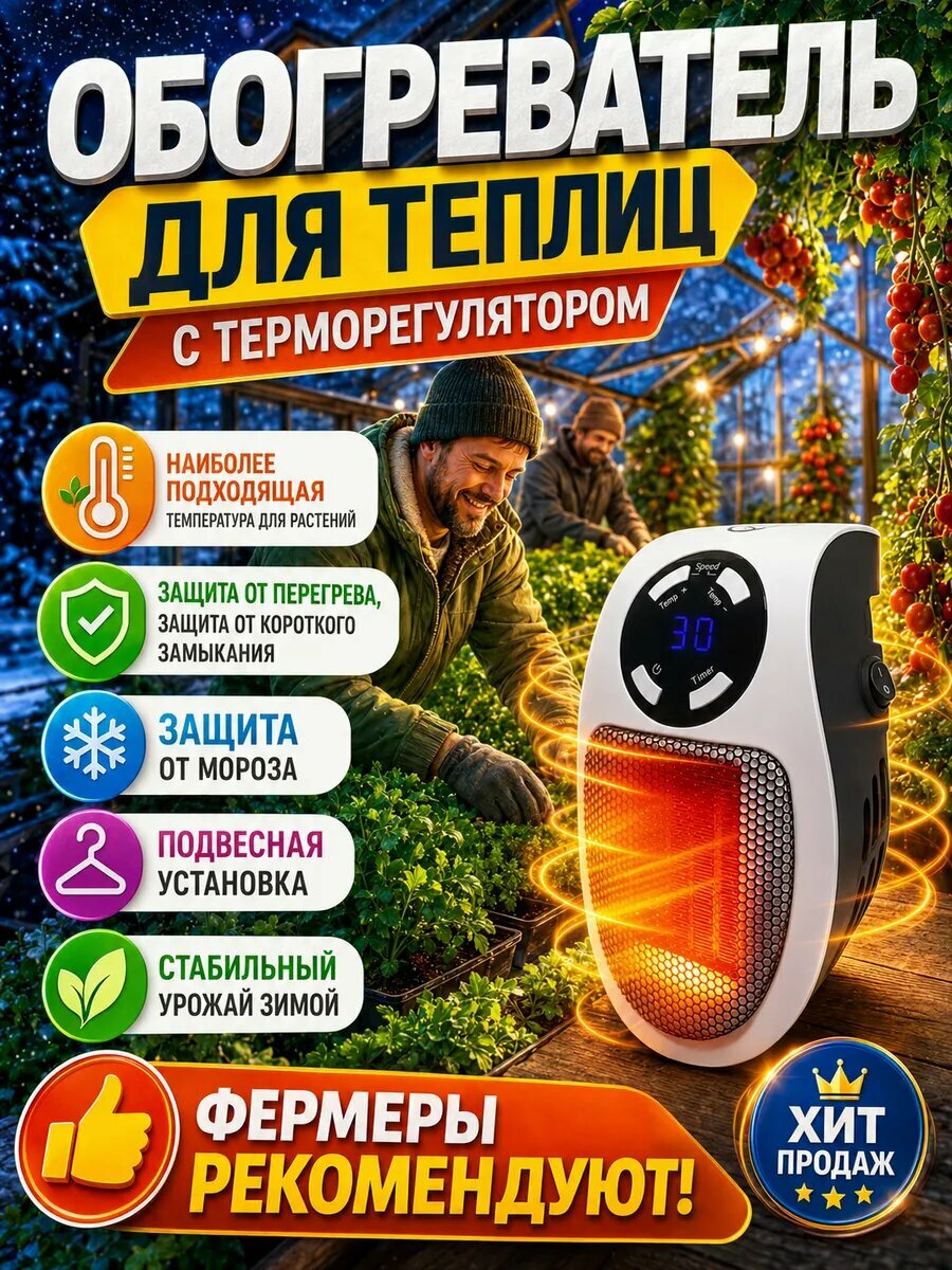 Для теплицы с терморегулятором инфракрасный